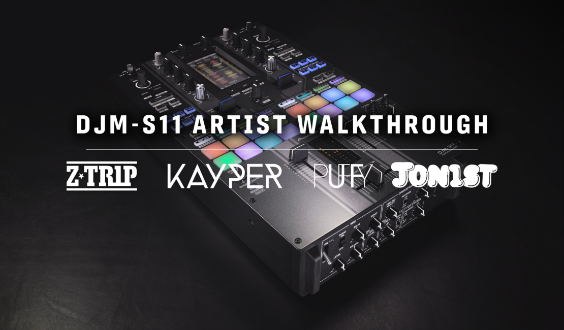 DJM-S11 - Professional scratch style 2-channel DJ mixer (Black)