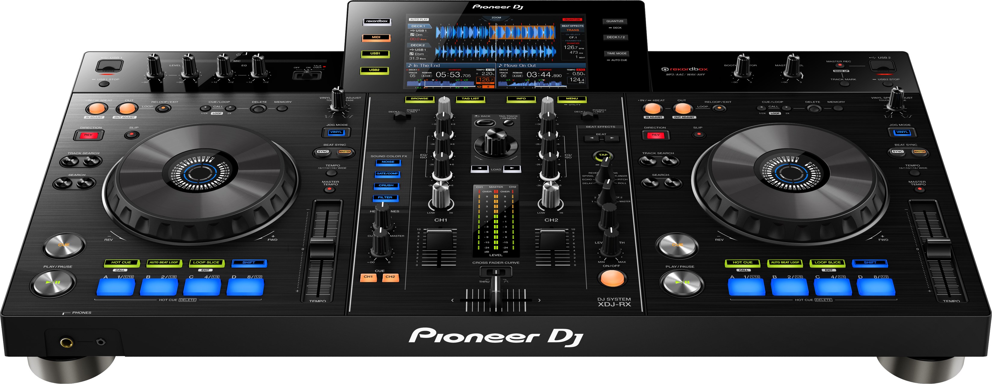 XDJ-RX (archived) All-in-one DJ system for rekordbox with a dual-deck ...