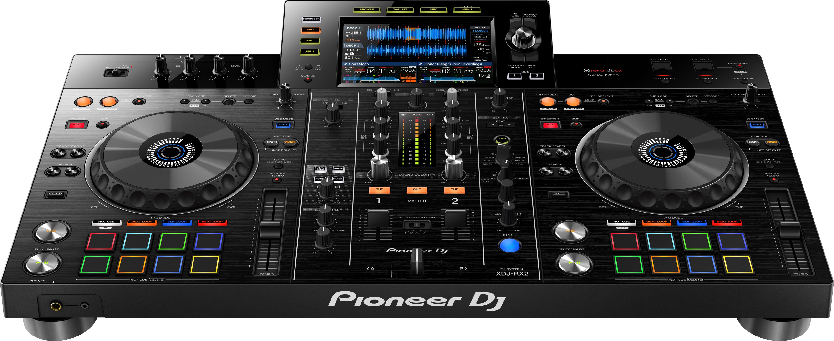 XDJ-RX2 (已存档) 2通道专业表演一体化DJ系统 (black) - Pioneer DJ
