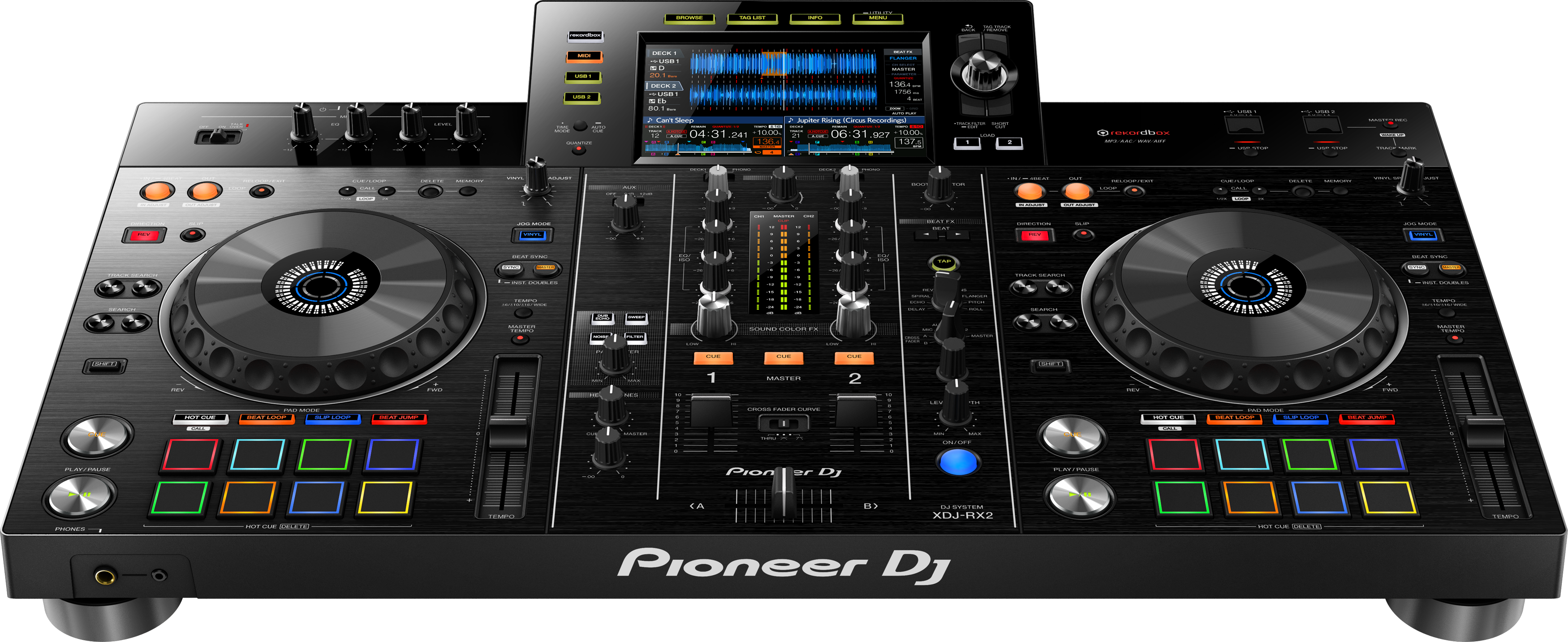 XDJ-RX2 2-channel performance all-in-one DJ system (black) - Pioneer DJ