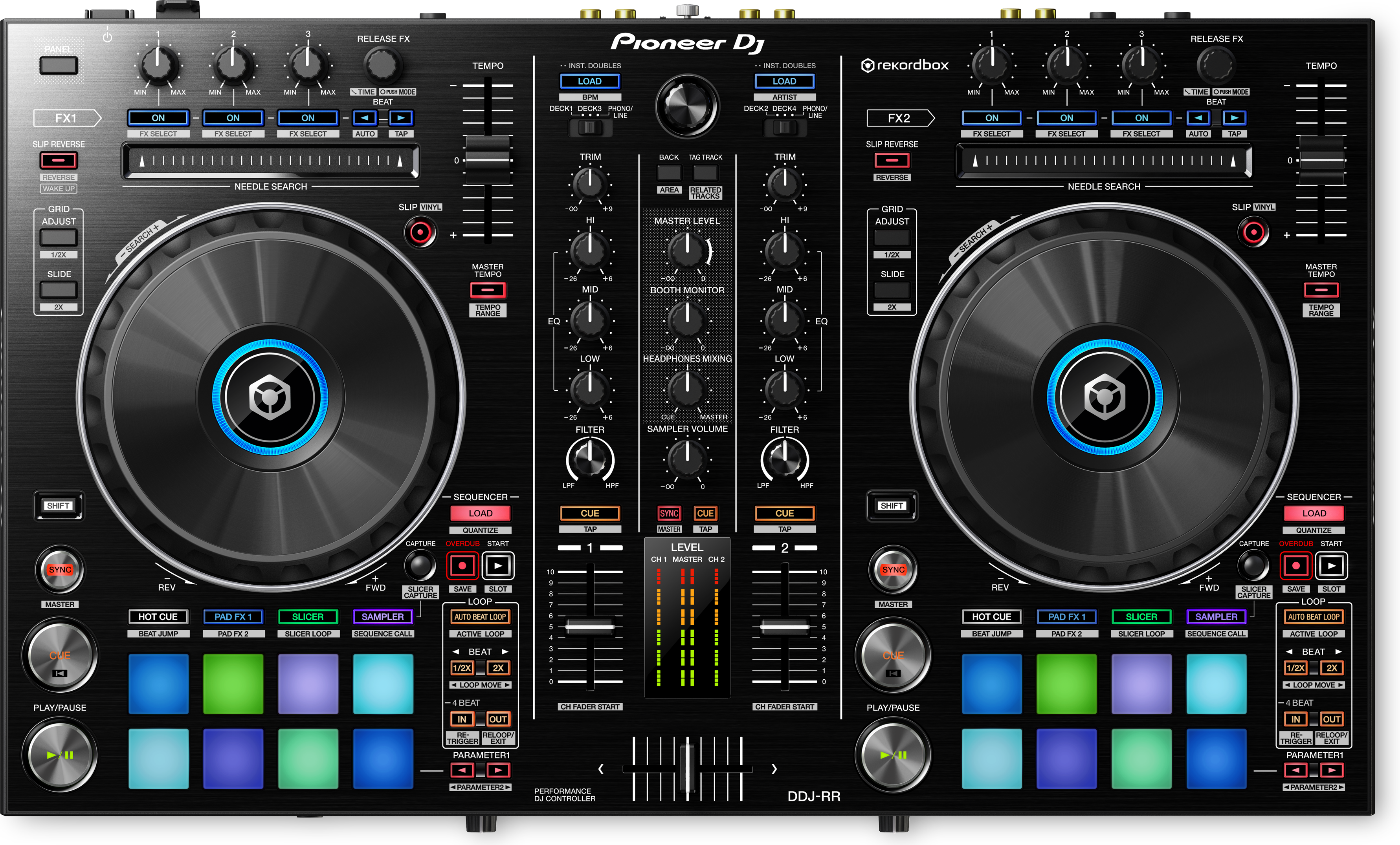 DDJ-RR (archived) Portable 2-channel controller for rekordbox dj (black ...