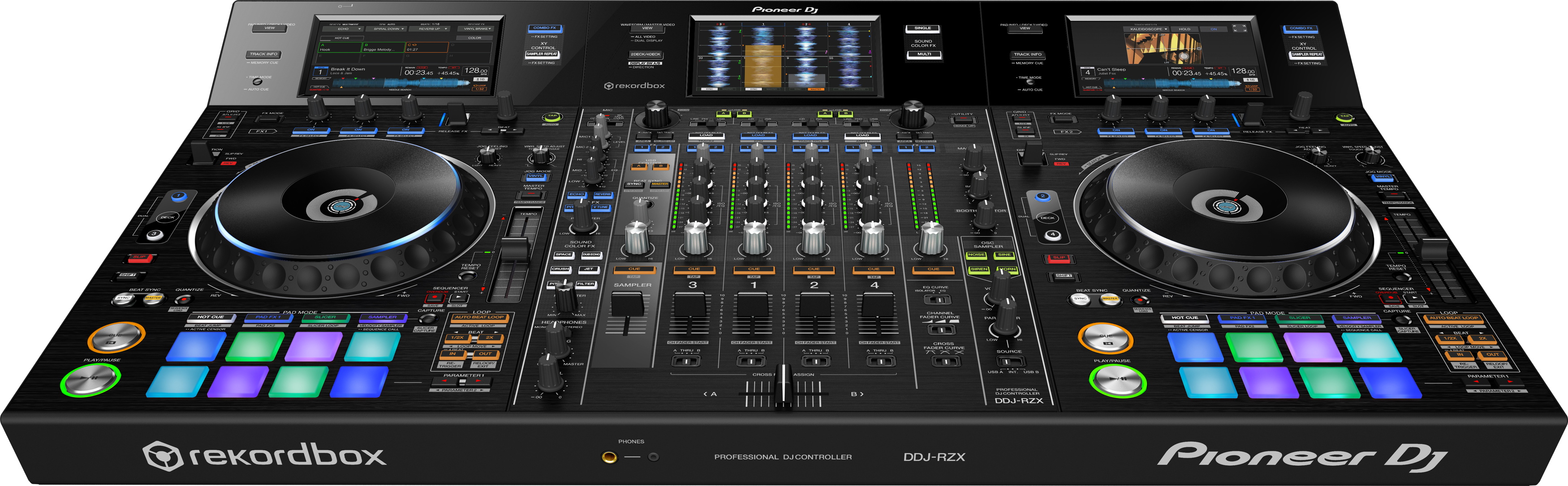 DDJ-RZX (archived) 4-channel professional DJ controller for rekordbox ...