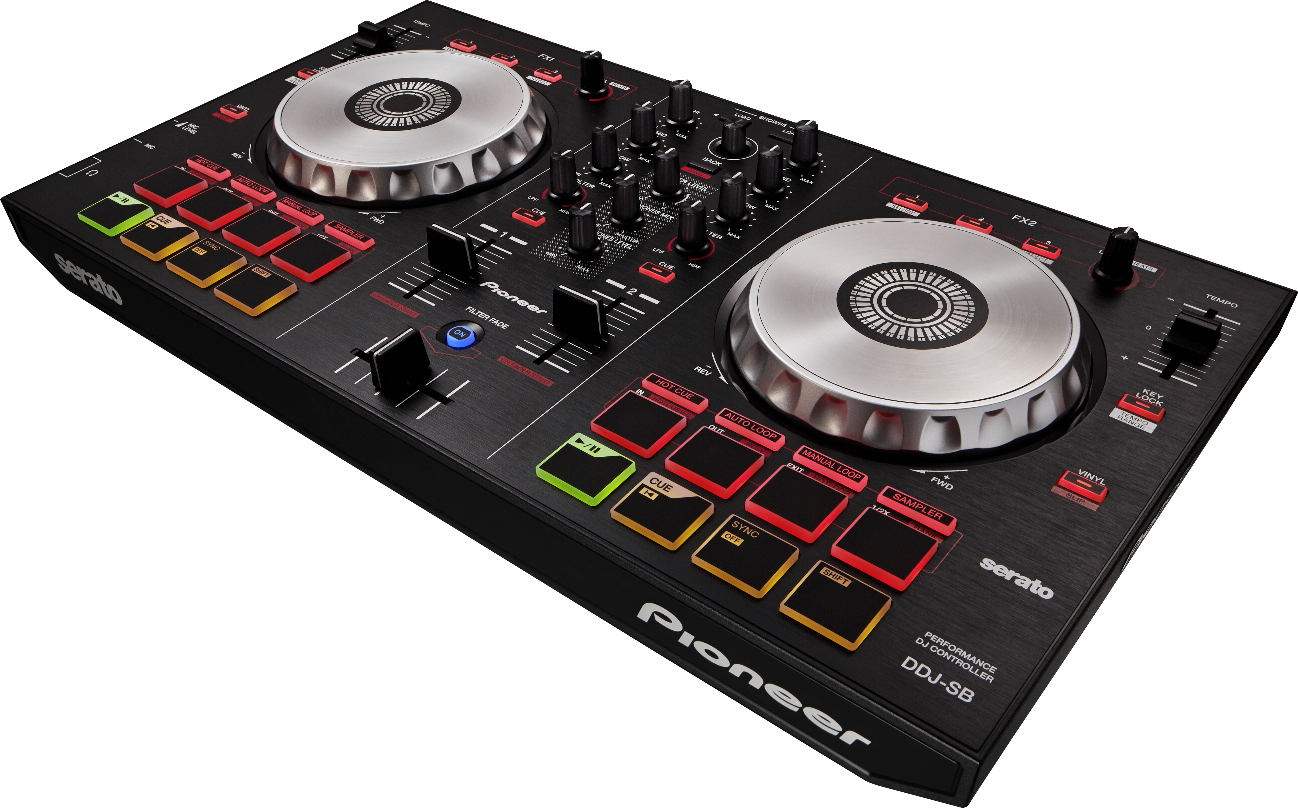 DDJ-SB (archivado) Controlador digital portátil de 2 canales DJ SB ...