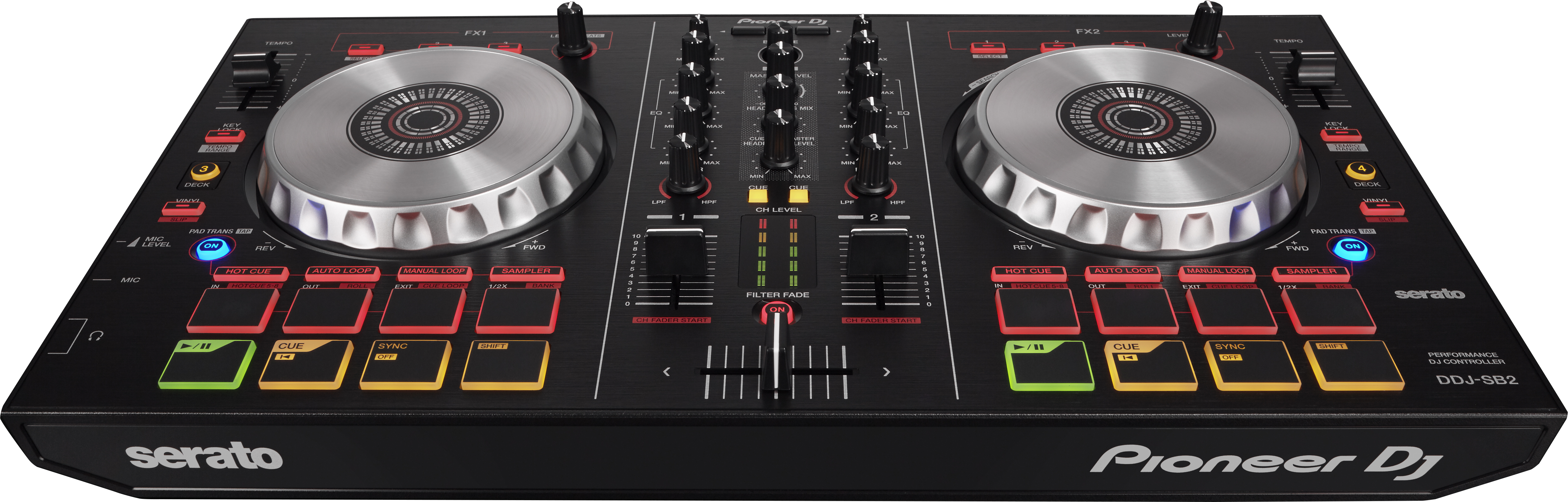 DDJ-SB2 (archived) Portable 2-channel controller for Serato DJ Pro ...