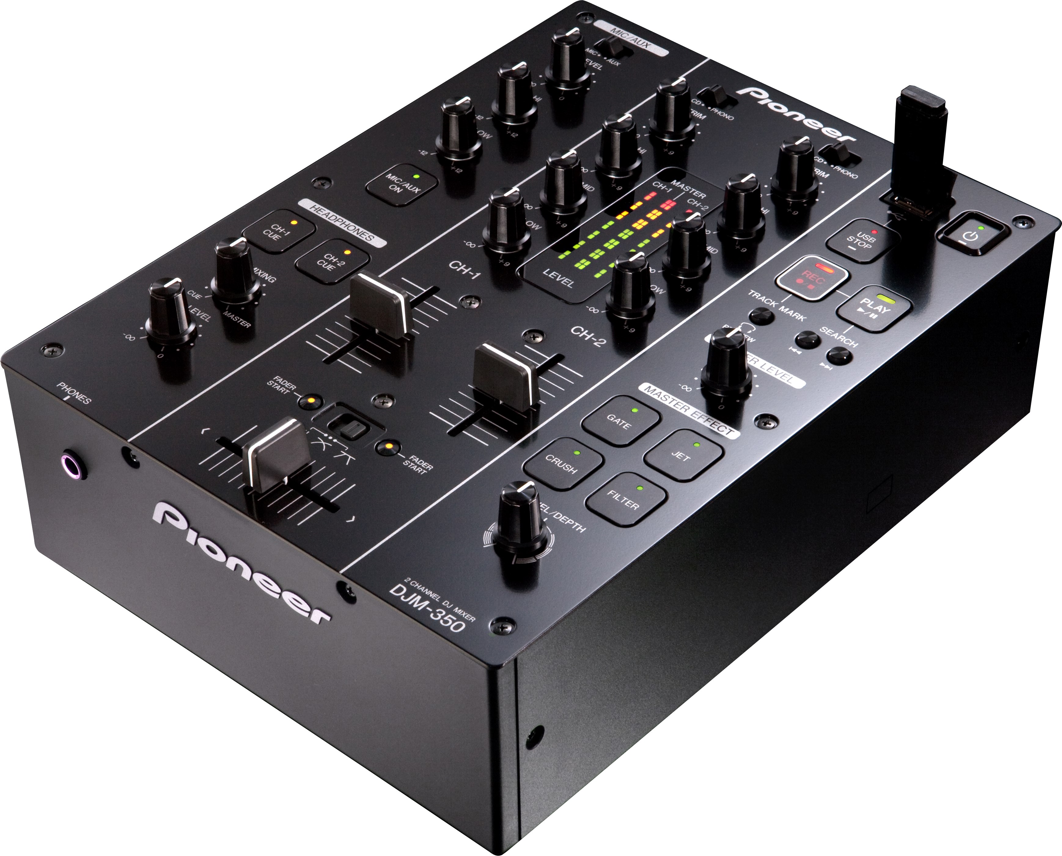 DJM-350 2-channel effects mixer (black) - Pioneer DJ