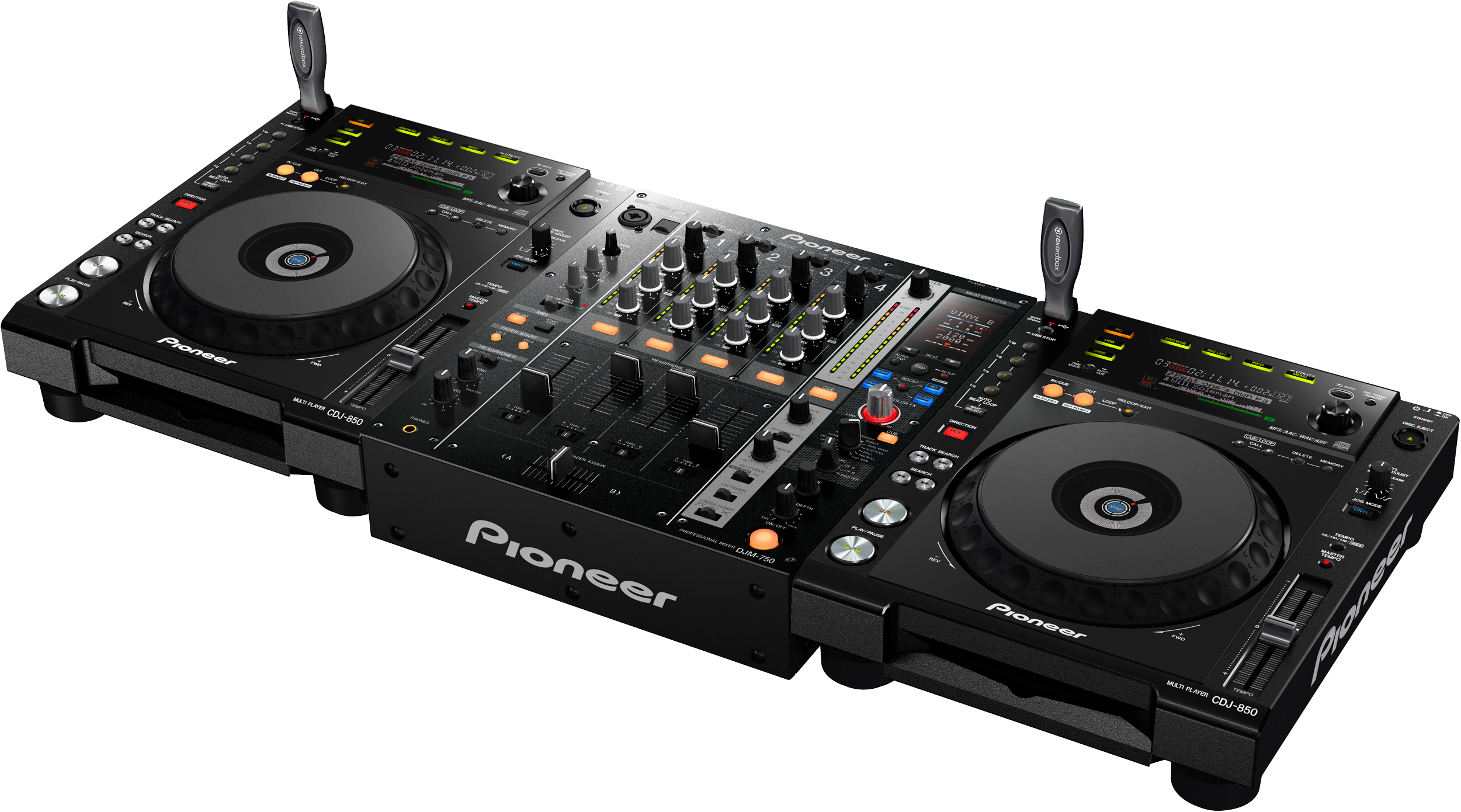 DJM-750-K (archived) 4-channel mid-range digital mixer (black) - Pioneer DJ
