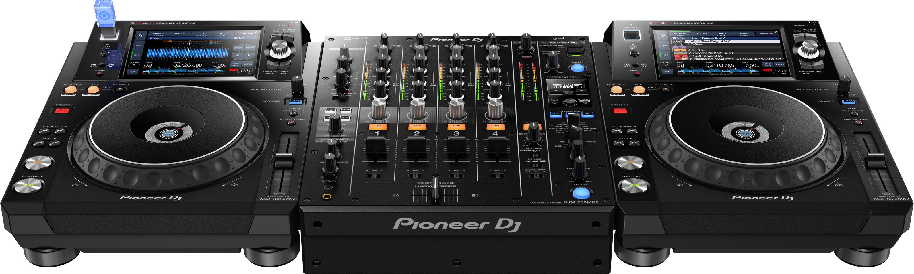 DJM-750MK2 4-channel performance DJ mixer (black) - Pioneer DJ