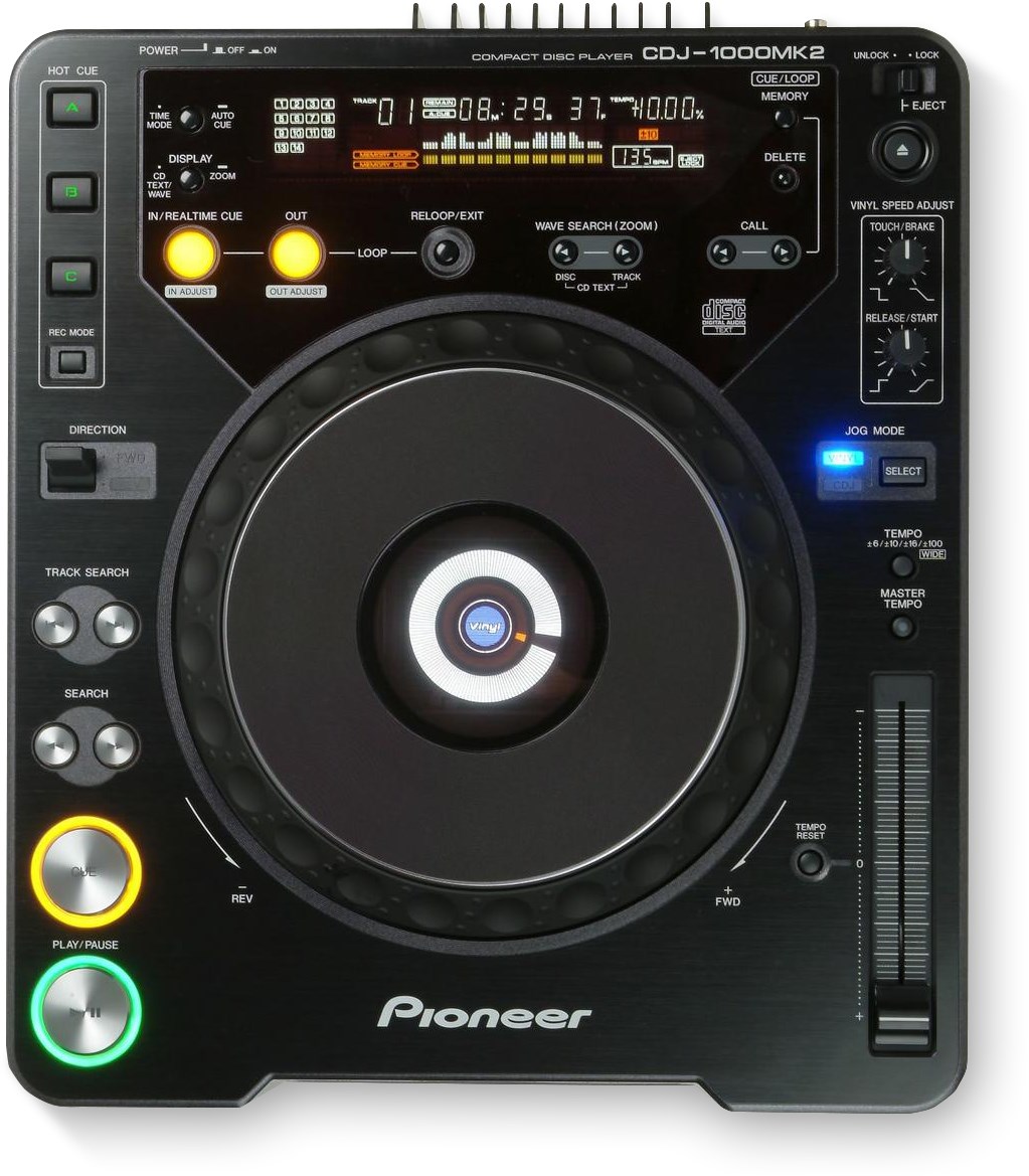 CDJ-1000MK2 (archived) Digital CD deck (black) - Pioneer DJ