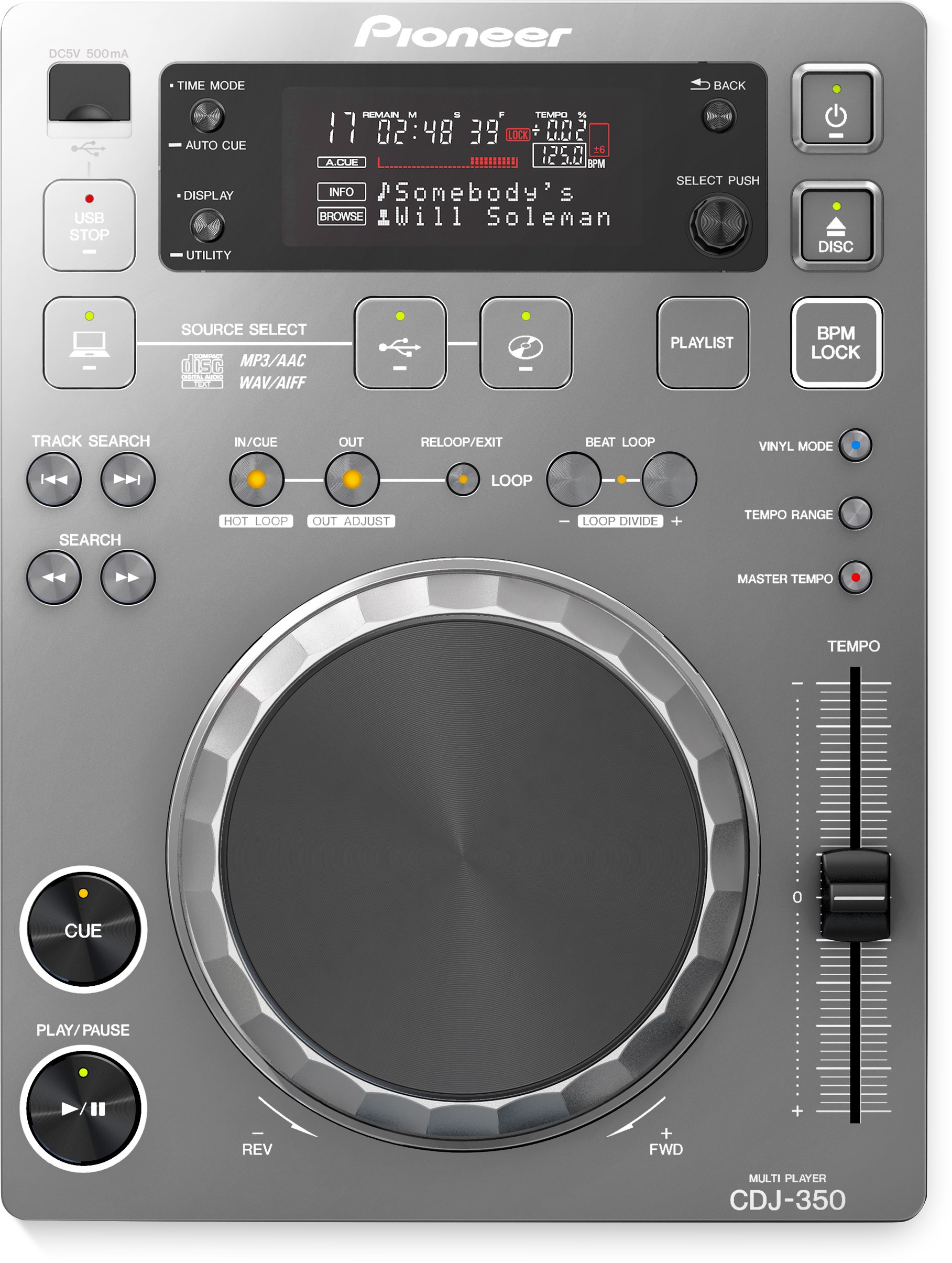 Pioneer DJ CDJ-350-S: Video & Images - Pioneer DJ Global