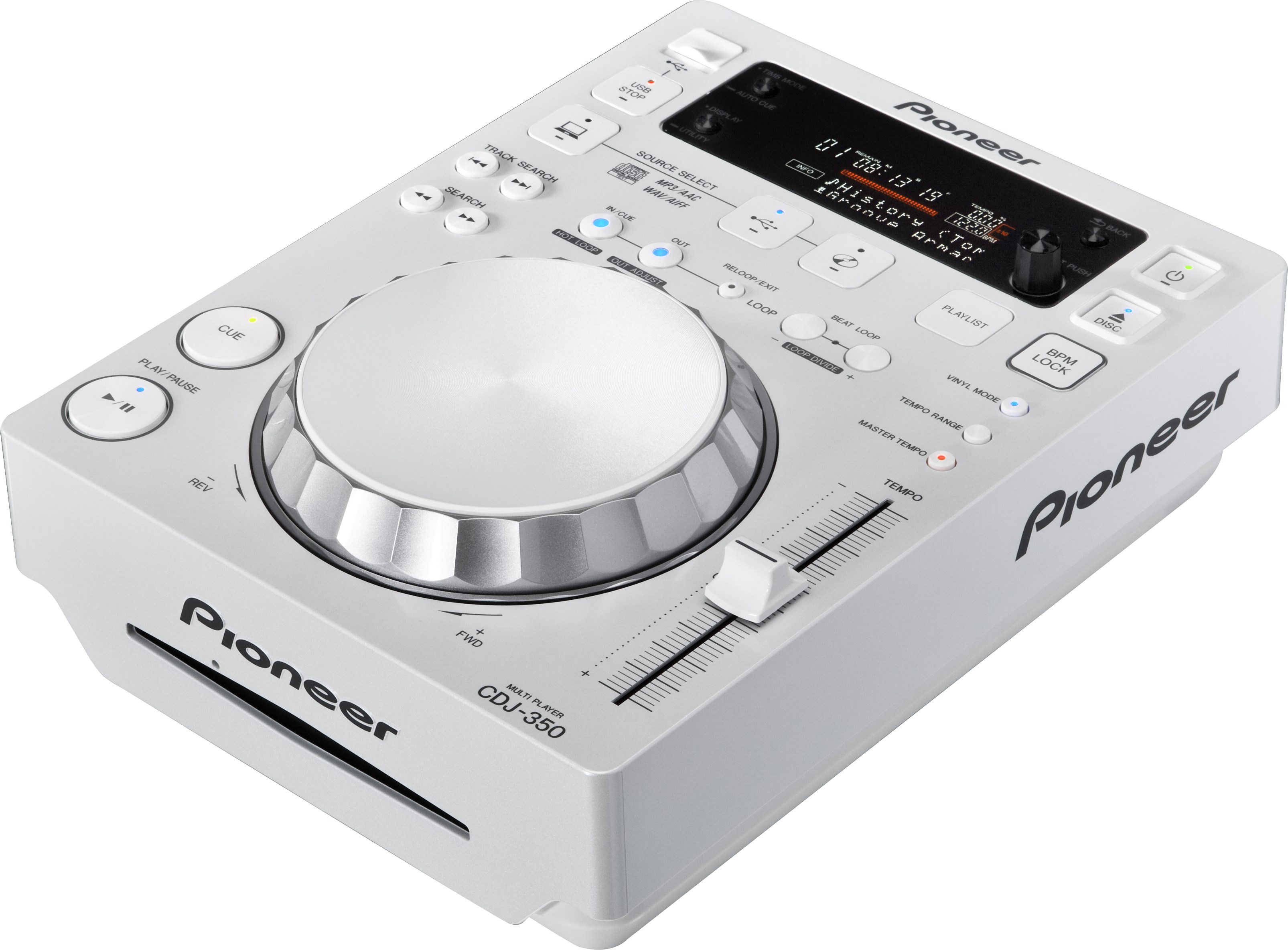 Pioneer DJ CDJ-350-W: Video & Images - Pioneer DJ Global