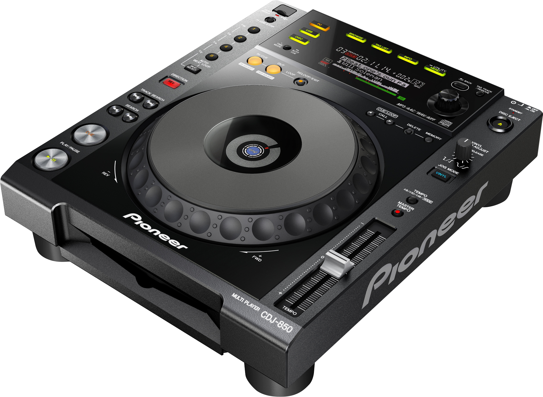 CDJ-850-K (archived) DJ multi player with disc drive (black) - Pioneer DJ