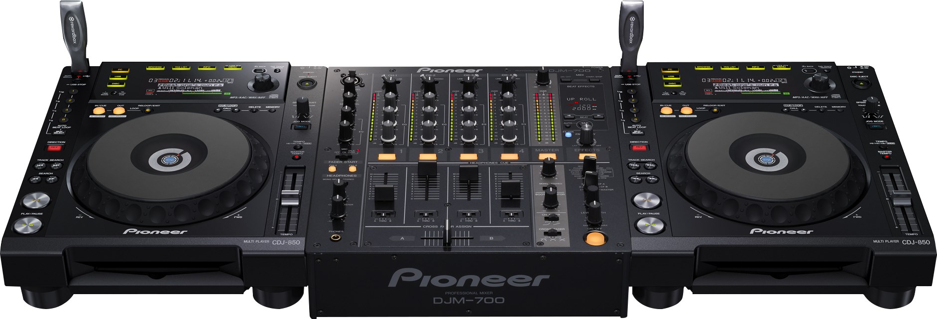 CDJ-850-K (arquivado) Multileitor DJ com disco rígido (preto) - Pioneer DJ