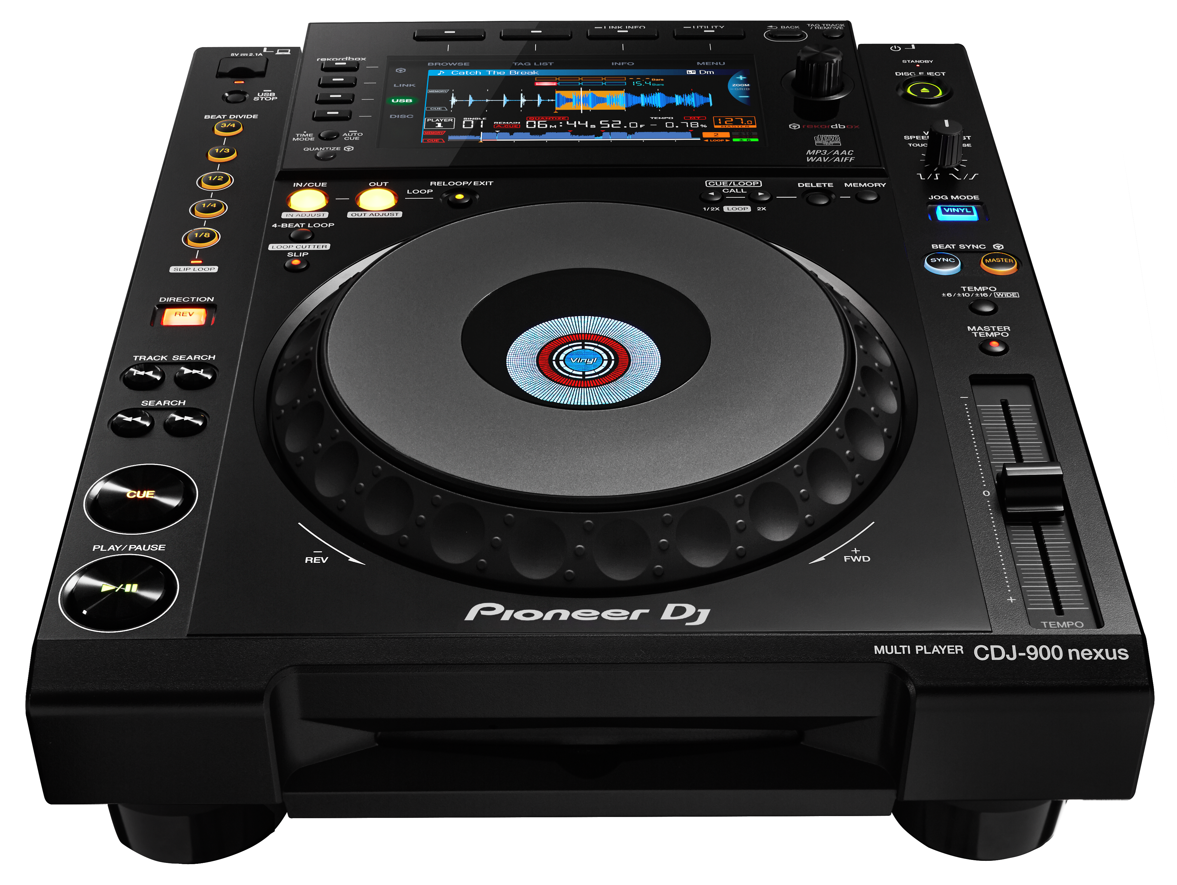 CDJ-900NXS Performance DJ multi player with disc drive (black) - Pioneer DJ