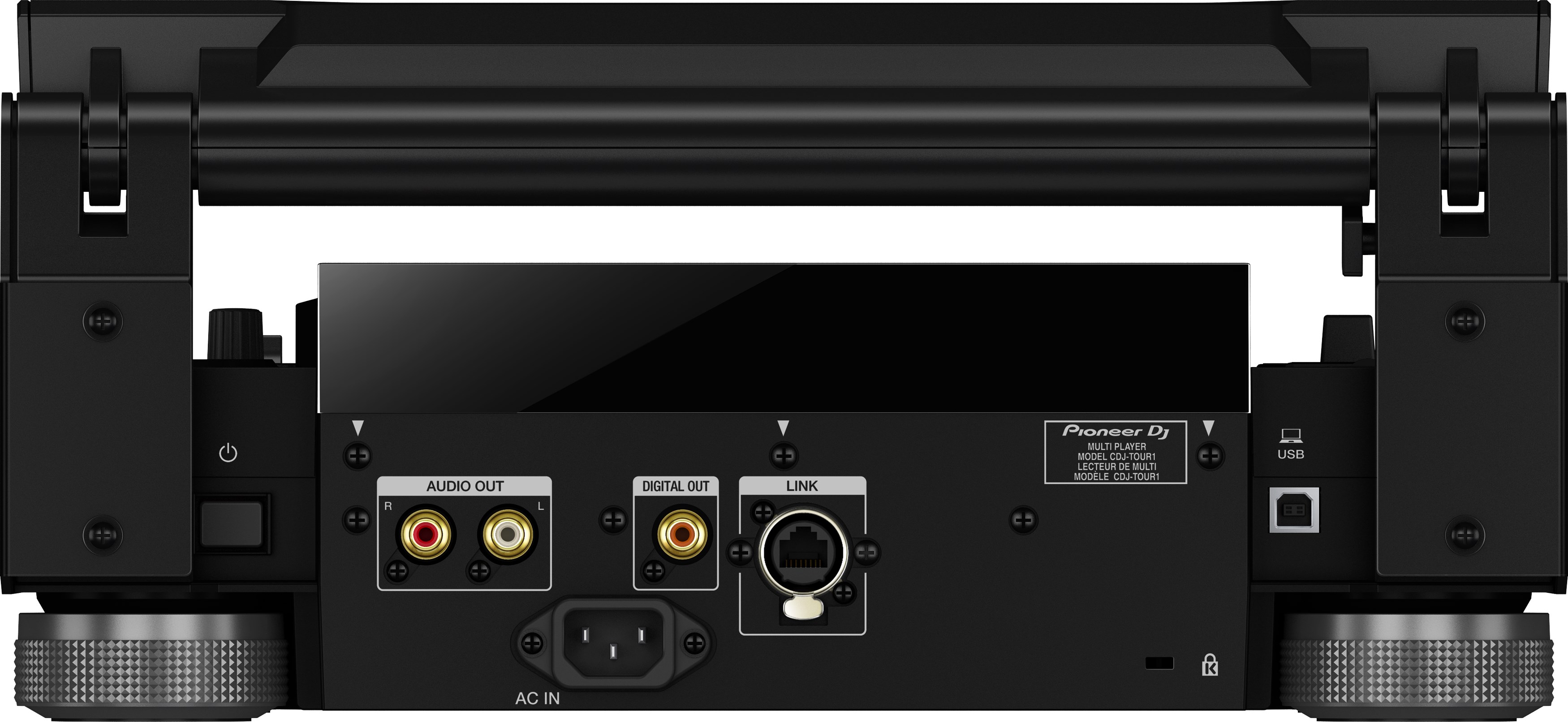 CDJ-TOUR1 TOUR system multi player with a fold-out touch screen (black ...