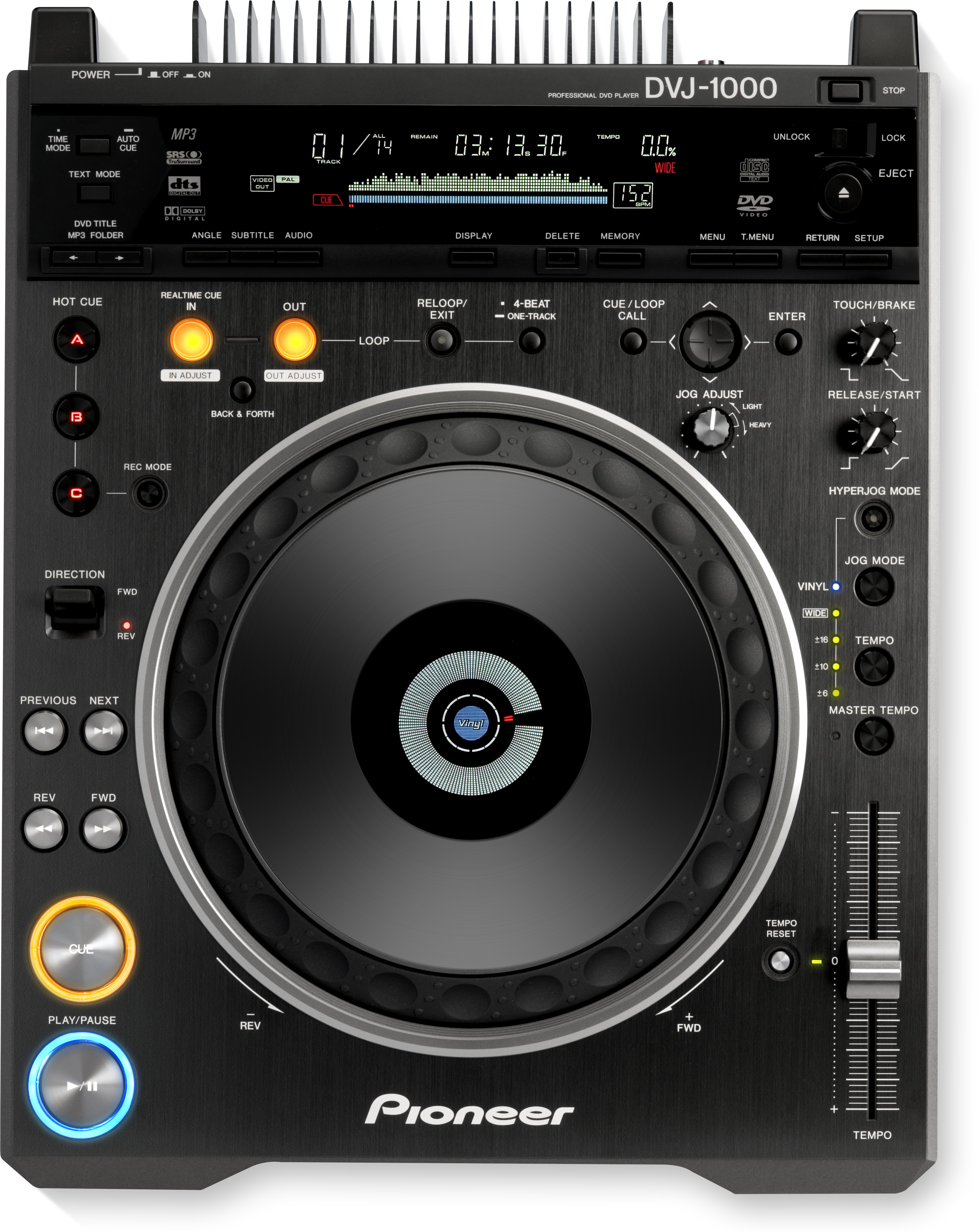 DVJ-1000 (archived) Professional grade DVD video/CD deck (black ...