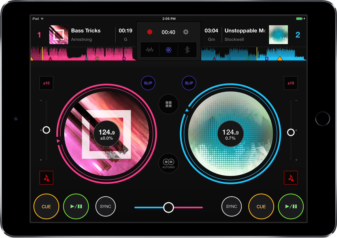 Mix on the move: WeDJ has landed – iPad app for easy DJ performances ...
