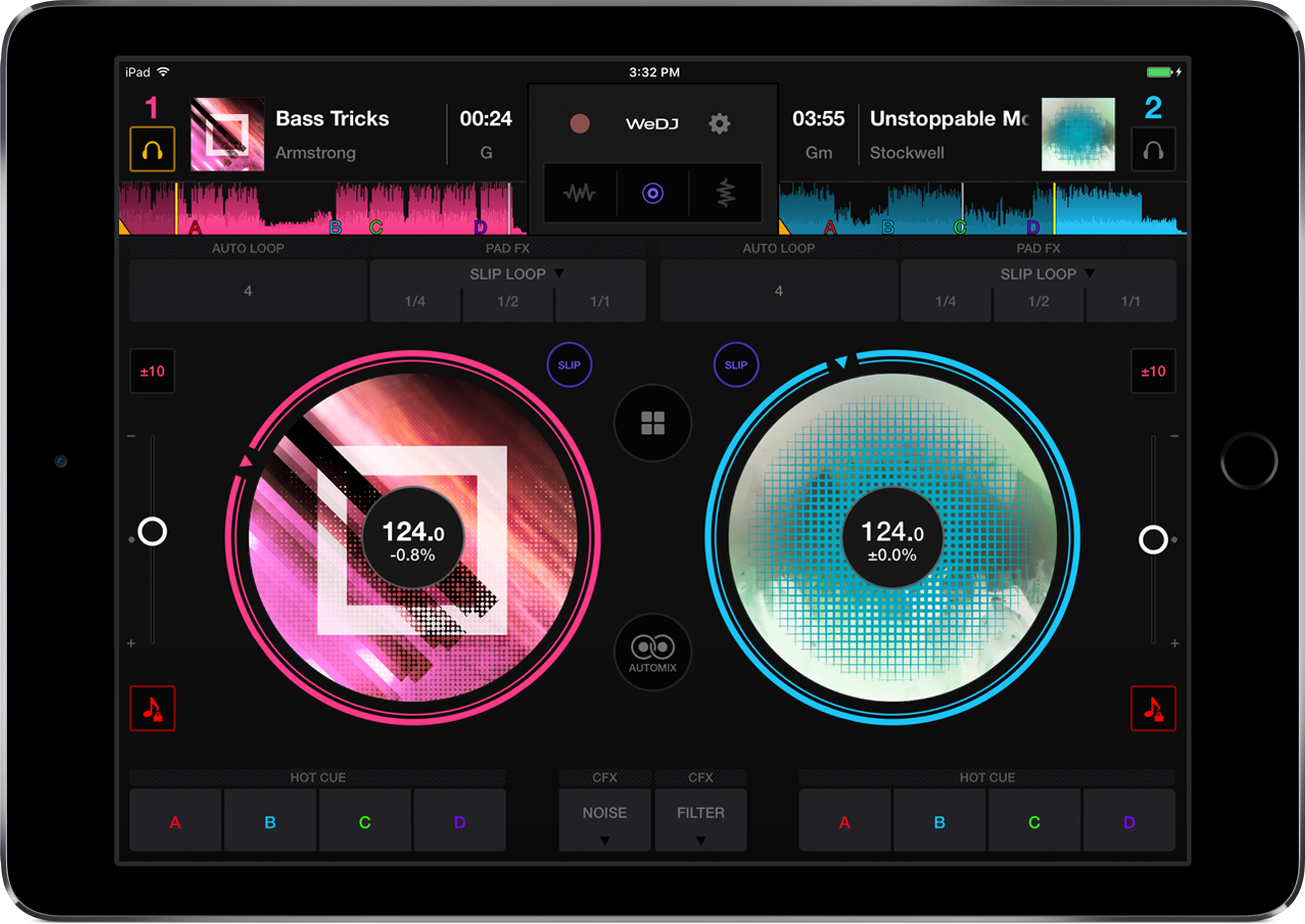 Auflegen, sogar unterwegs: Mit der neuen WeDJ-iPad-App, einfach und ...